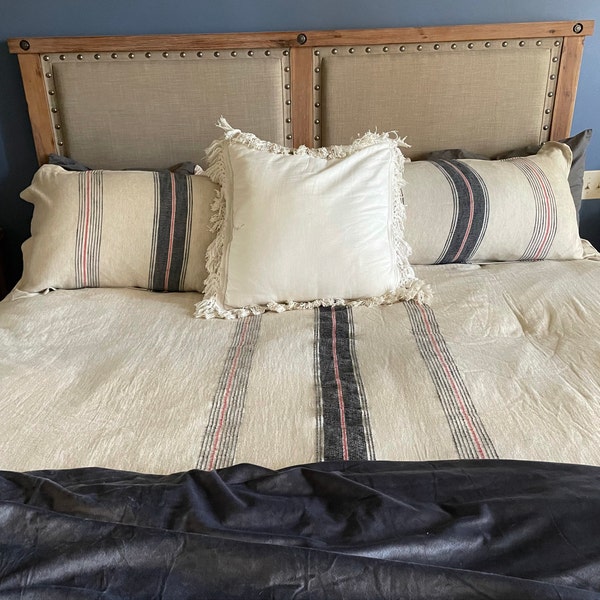 Pandora Bedding Set, Duvet Cover, Softened and Washed Linen Quilt Cover ...