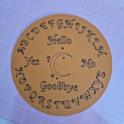 Printable Pendulum Board Png, Pdf, Jpg, Round Spirit Board, Divination ...