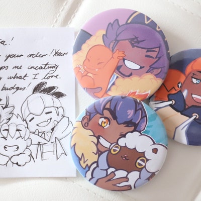 Pokemon Trainer Pin Badges - Etsy