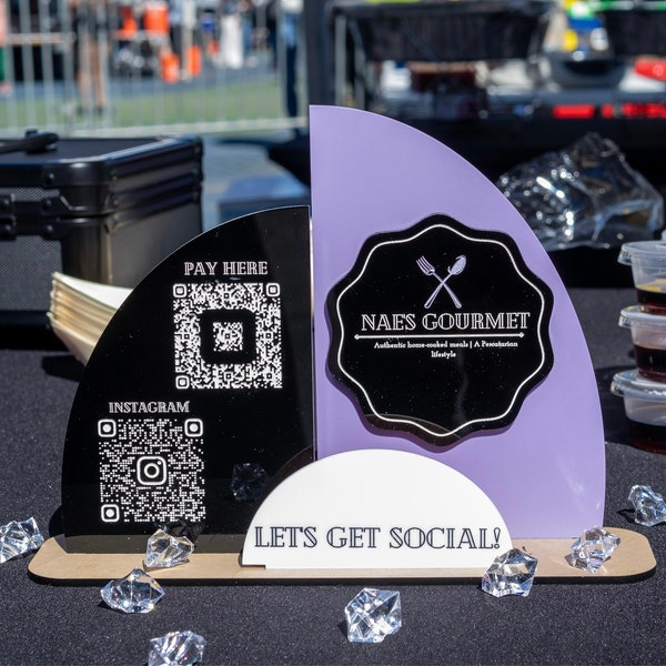 Business Scannable Sign - Etsy