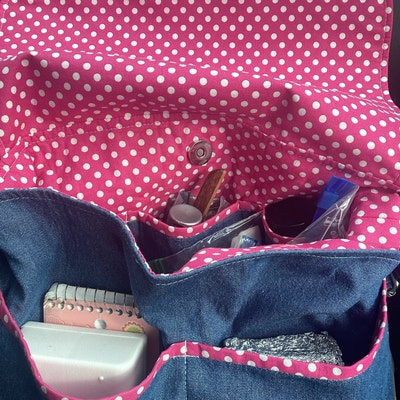 Dark Gray Arrow Tote Purse, Double Strap Bag, Open Top Purse, Medium ...