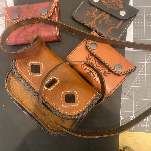 Leather Card Holder Bundle Pattern, DIY Wallet Templates, Classic ...