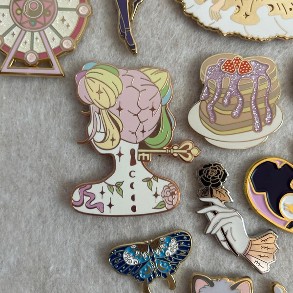 I Believe Enamel Pin, Kawaii Anime Girl Lapel Pin, Cute Trippy Hat Pin ...