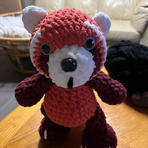 Crochet Red Panda Pattern Amigurumi Red Panda Pattern Panda Diy Toy ...
