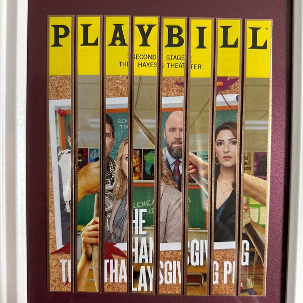 Custom Broadway Playbill Framed Art Collage - Personalize It! - Etsy