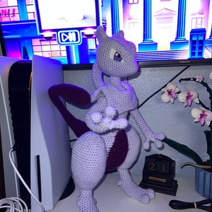 Mewtwo Crochet Pattern PDF File - Etsy UK
