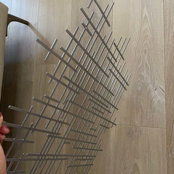 Metal Wall Coat Rack, Abstract Metal Wall Decor,entryway Metal ...