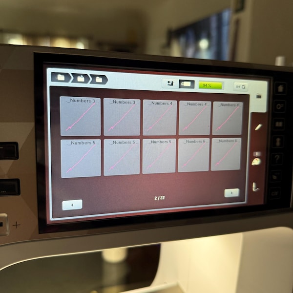 300 Tajima Embroidery Fonts, DST Fonts Pack, Embroidery Machine Fonts ...