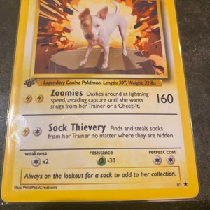 Custom Pokémon Card From PHOTO - Etsy
