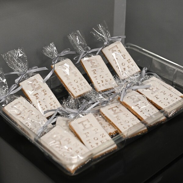 Snellen Chart Cookie Cutter | Eye Chart Exam Biscuits Cutters ...