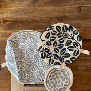 Dish and Bowl Covers Small Madiba Print Set Set of 3 Small Covers - Etsy