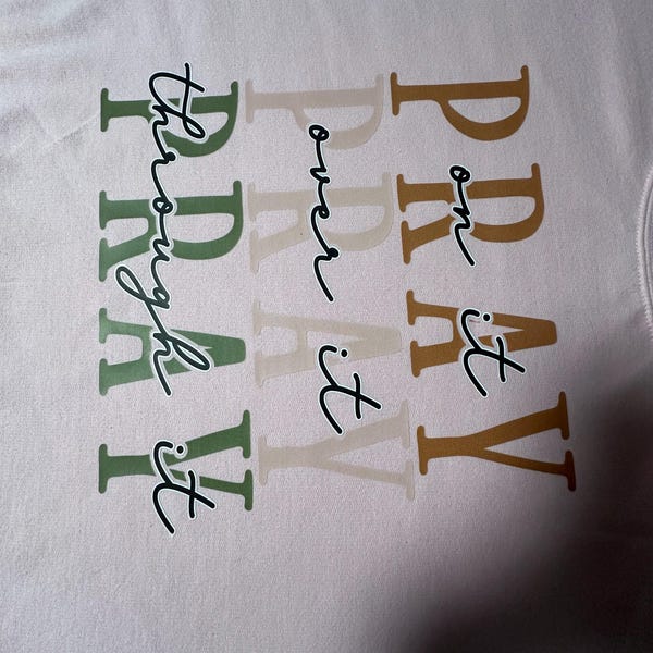 Pray Faith Christian DTF Transfers, Ready to Press DTF, Ready for Press Heat Transfers DTF298 - Etsy