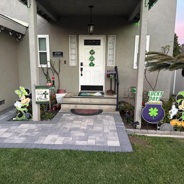 Mickey Mouse and Minnie Mouse Sketch Theme Party Cut Out Yard Sign - Etsy