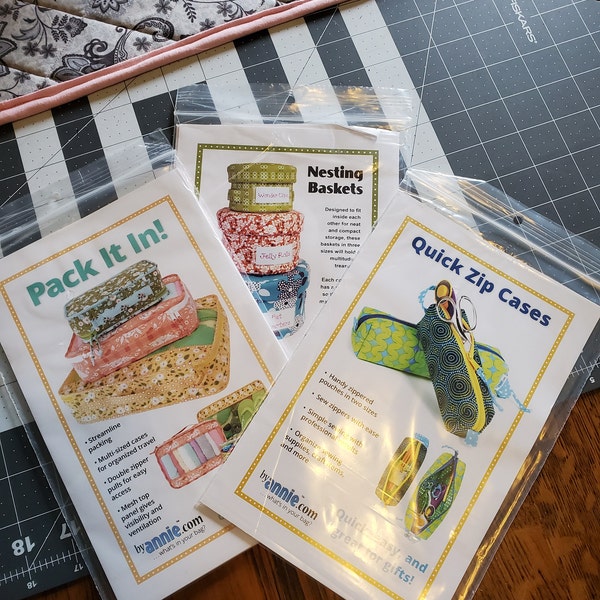 Patterns by Annie/quick Zip Zipper Case/gift for Quilters and ...