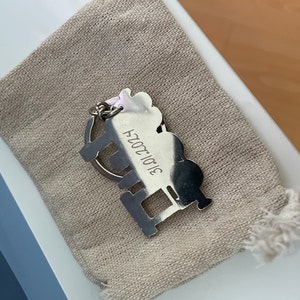 Personalised Engraved Sliding Pet ID Tag With Gift Pouch Ref BR173 - Etsy