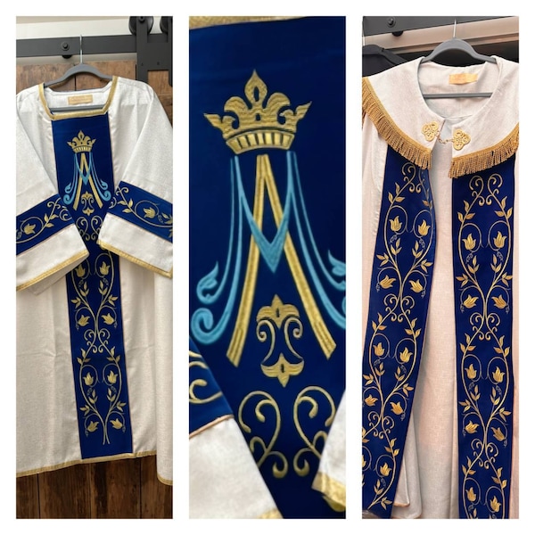 Traditional Priest Alb With Pleats, White Alb, Albs for Priest ...