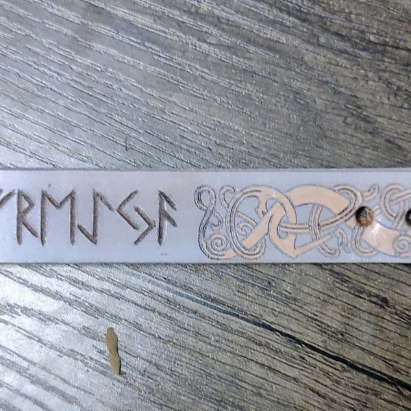 Leather Norse Celtic Dog Collar - Custom - Personalized - Handmade - Etsy
