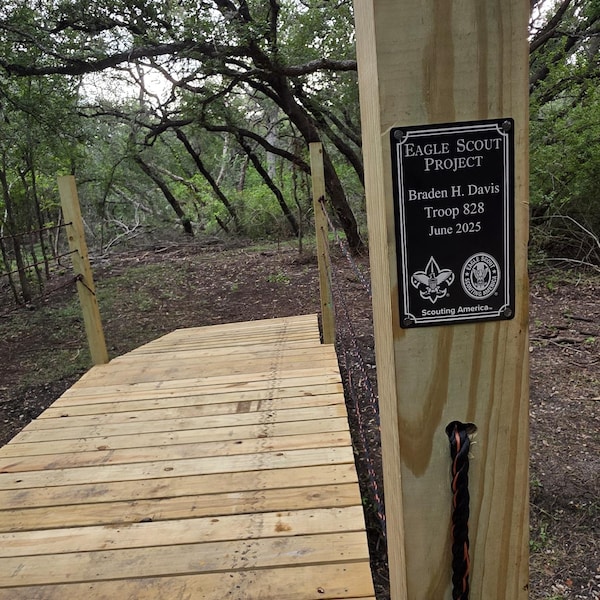 Eagle Scout Project Marker - Vertical 3X5 or 5X7. Officially Licensed ...