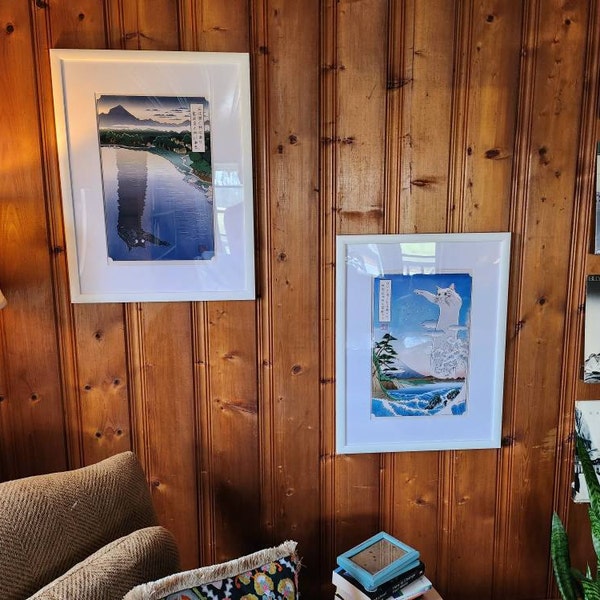 Longcat Vs. Tacgnol - Ukiyo-e Style - Set of 2 Giclee Prints - OFFICIAL ...