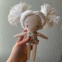 Doll Pattern and Detailed Instructions in English (8"/20 Cm Tall ...