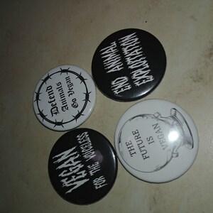 Vegan Activist Badge Set - Etsy UK