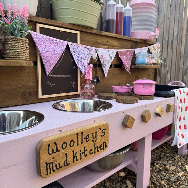 Get Ready for Summer Children’s Quality Personalised Mud Kitchen With ...