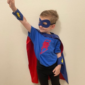 Lightning Bolt Themed Superhero Mask Flash Costume Mask for - Etsy