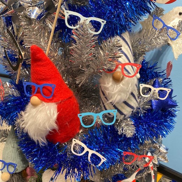 25 Pack - Paper Eyeglass Shapes, Paper Glasses Die Cut, Paper Glasses ...