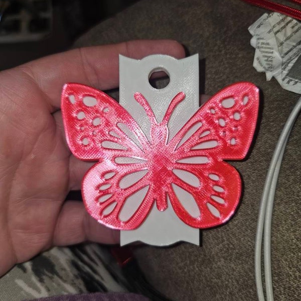 Butterfly Stanley Topper SVG | Laser Ready Stanley Name Tag | Stanley ...