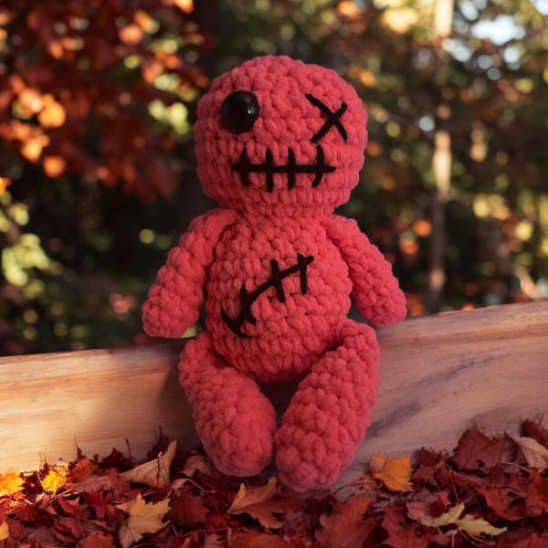 No Sew Voodoo Crochet Pattern, Voodoo Crochet, Crochet Pattern, Voodoo ...