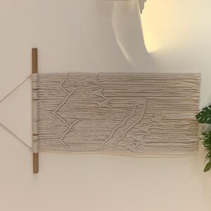 Mountain Range Macrame Three Sisters Macrame Wall Hanging Macrame ...