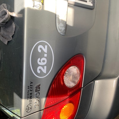 26.2 Marathon Decal, 26.2 Marathon Sticker, 26.2 Vinyl Decal, 26.2 ...