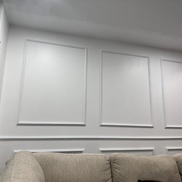 Wall Molding Package Ready to Assemble Wall Paneling Kit Pre-cut ...