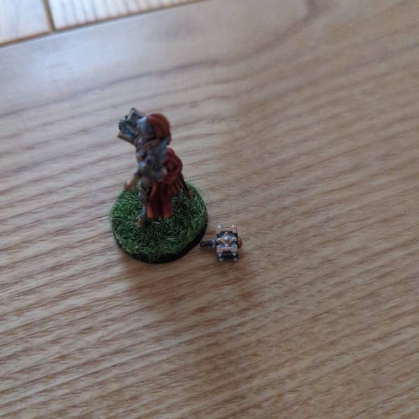 Human Rider Witch Hunter Miniature, Ezekiel, the Night Watch, 32mm 28mm ...