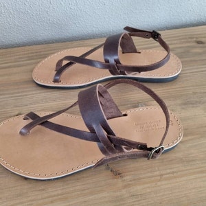 Women Sandal in Natural Brown Color Made With 100% Genuine Leather - Etsy