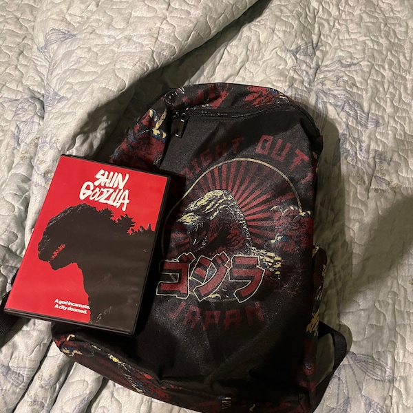 Godzilla Bag Kaiju Backpack Lunch Box Bag Art Gojira Godzillas Comics ...