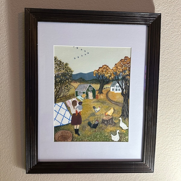 Early Riser - 8x8 Reproduction of My Original Gouache Painting - Etsy