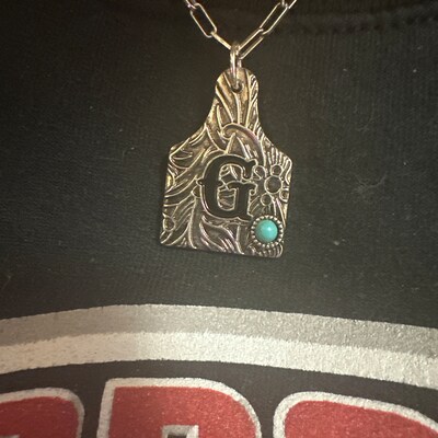 Western Initial Monogram Pendant Key Chain Suede Leather - Etsy