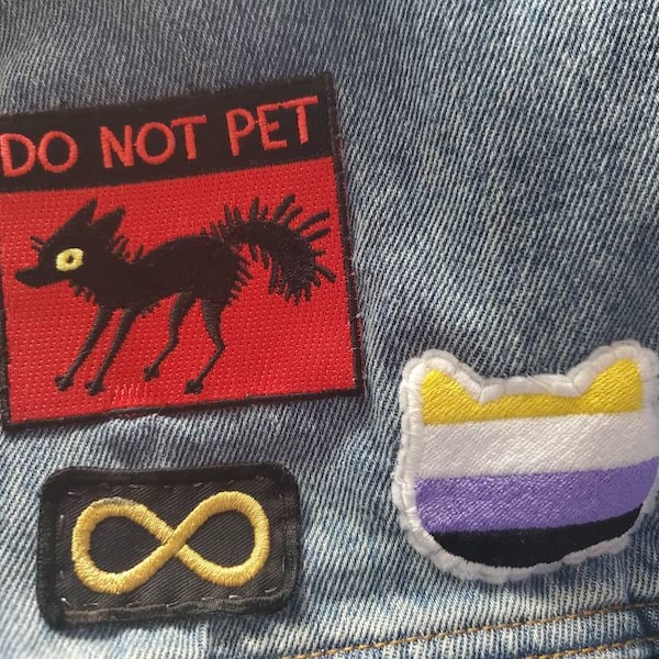 Purrr-ride! Iron-on Patch | LGBTQ Cat Pride Embroidered Patch - Etsy