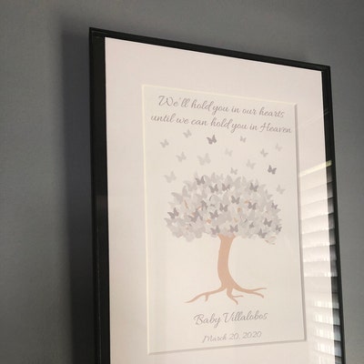 Baby Loss Butterfly Tree Print, Miscarriage, Stillbirth, Infant Loss ...