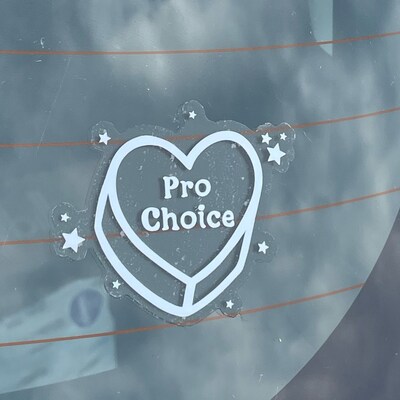 Pro Choice Heart Sticker Pro Women Sticker Pro Roe Decal Abortion ...