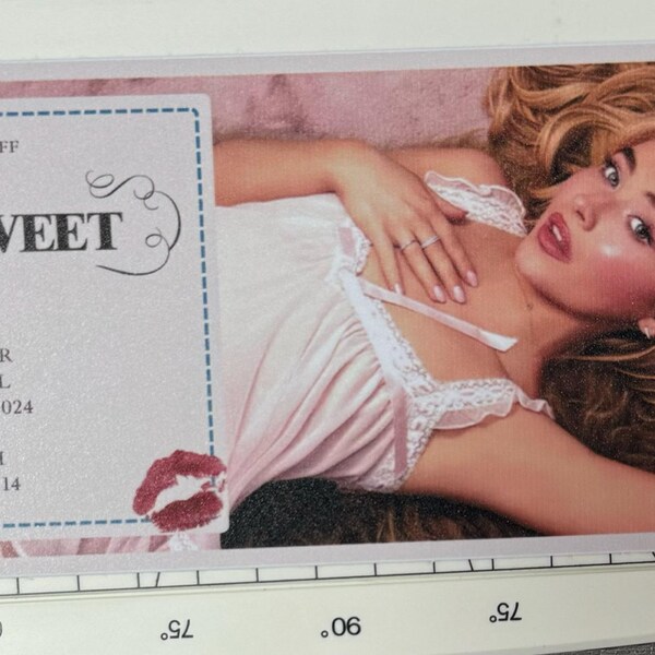 Decorative Ticket Gracie Abrams the Secret of Us Tour WITH PERSONALIZATION - Etsy