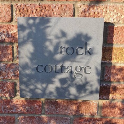 Rustic Chipped Edge Slate House Signs 20mm Thick Deep Engraved - Etsy UK