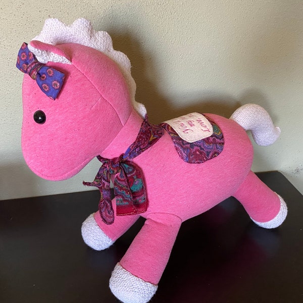 Memory Horse // Keepsake Horse //stuffed Horse - Etsy