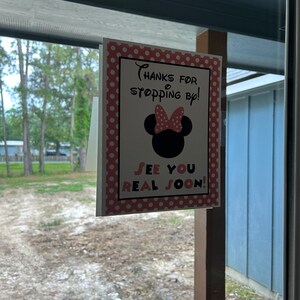 INSTANT DOWNLOAD Printable Classic Mouse Large 8x10 Sign Package / 12 ...