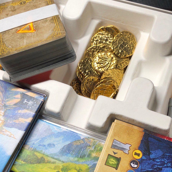 40x Dragon Coins in 3 Different Colors, Metal Token Upgrade for Board ...