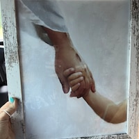 Jesus and Police Officer Artwork, their Sacrifice, Art Print, First ...