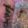 Pearl Purse Charm Bag Charm Purse Dangle Beaded Purse Charm Purse Bling ...