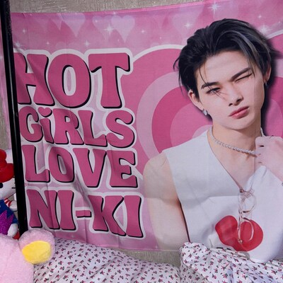 Enhypen Jake Hot Girls Concert Banner, Enhypen Tour Kpop Flag, Enhypen ...