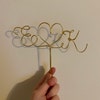A Custom Wire Bookmark, A Personalized Wire Name Bookmark With a Heart ...